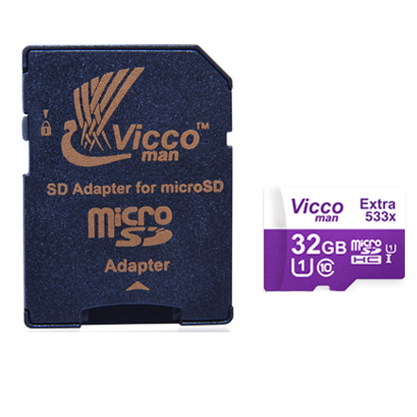کارت حافظه microSDHC ویکومن مدل 533X کلاس 10 استاندارد UHS-I U1 سرعت 80MBps ظرفیت 32 گیگابایت ...